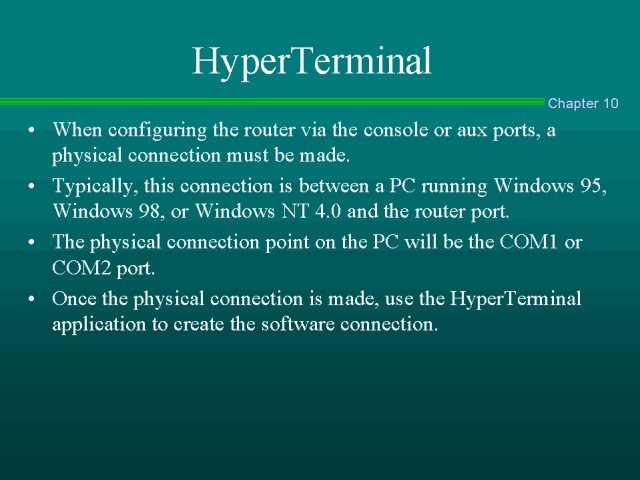 HyperTerminal
